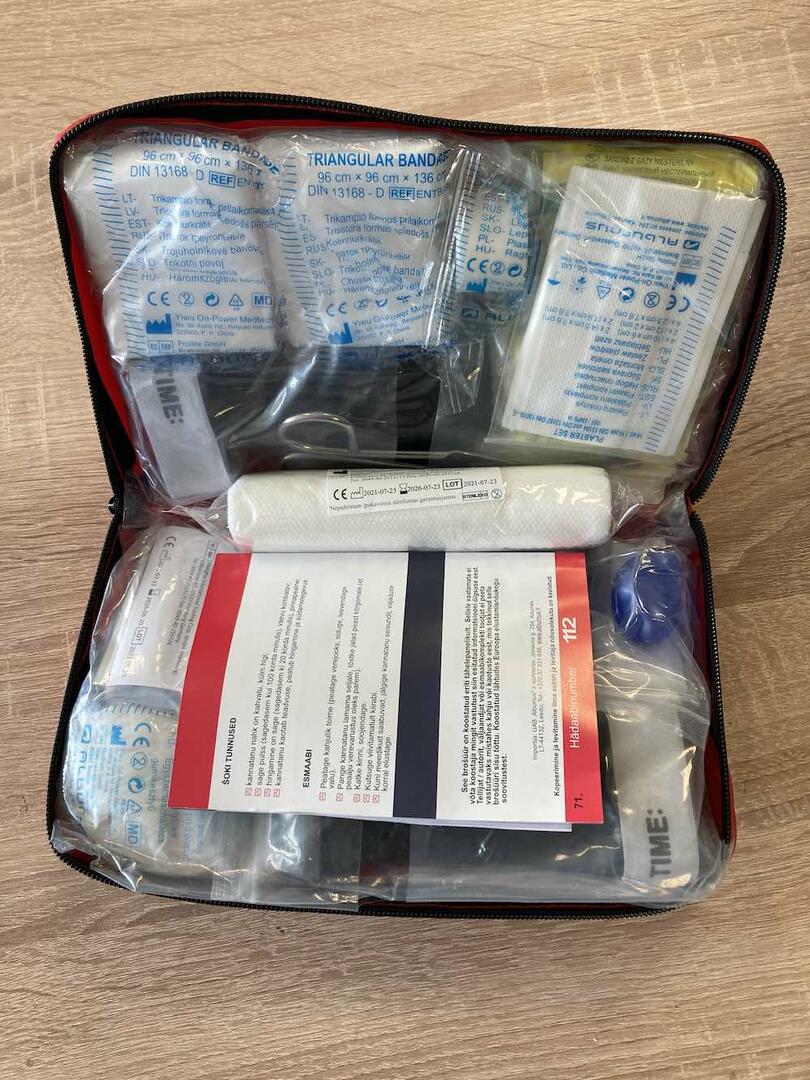 SAM primena vairuotojams iki liepos 1 d. atnaujinti automobilių vaistinėles