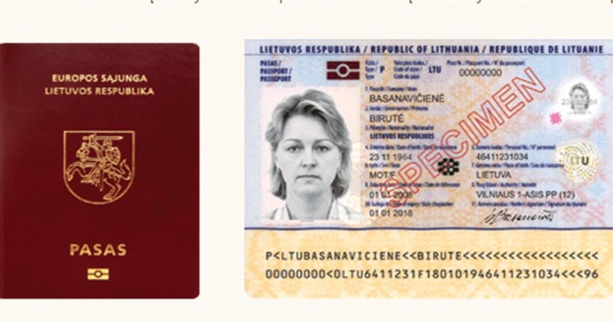 Lietuvos piliečiams leista pasirinkti - asmens tapatybės kortelę ar ...