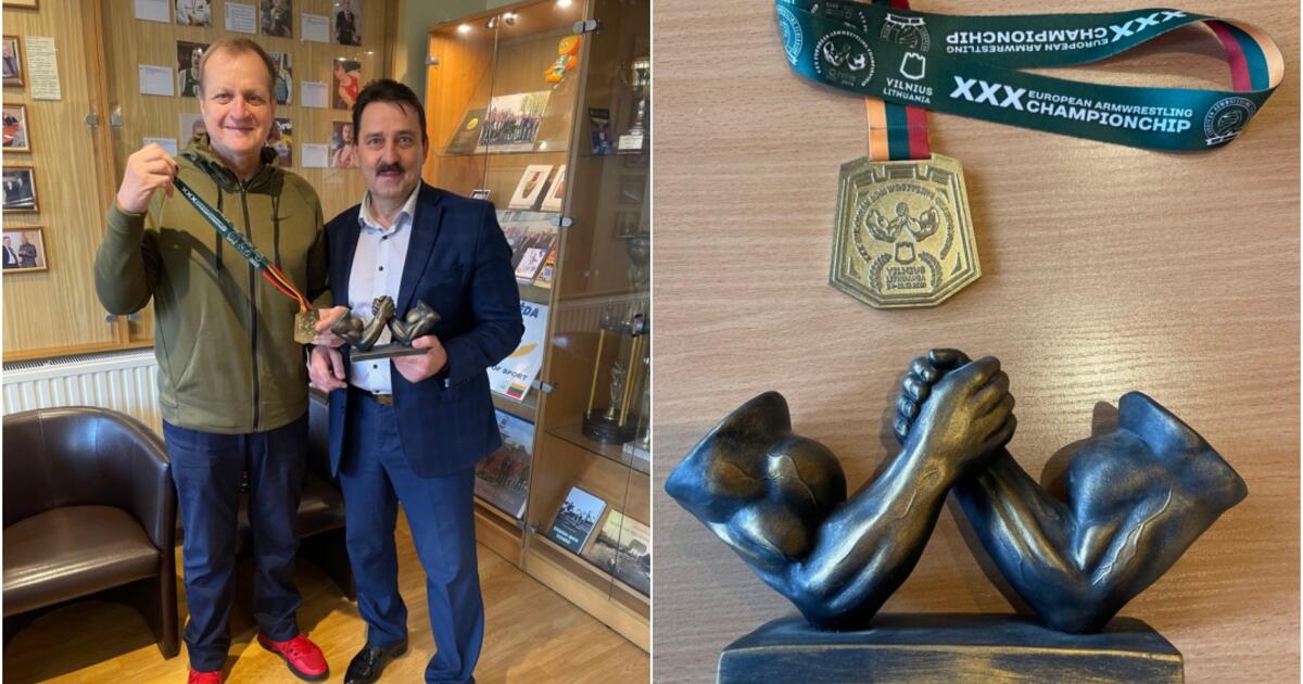 Gražus Europos meistrų čempiono gestas - padovanotas auksinis medalis ...