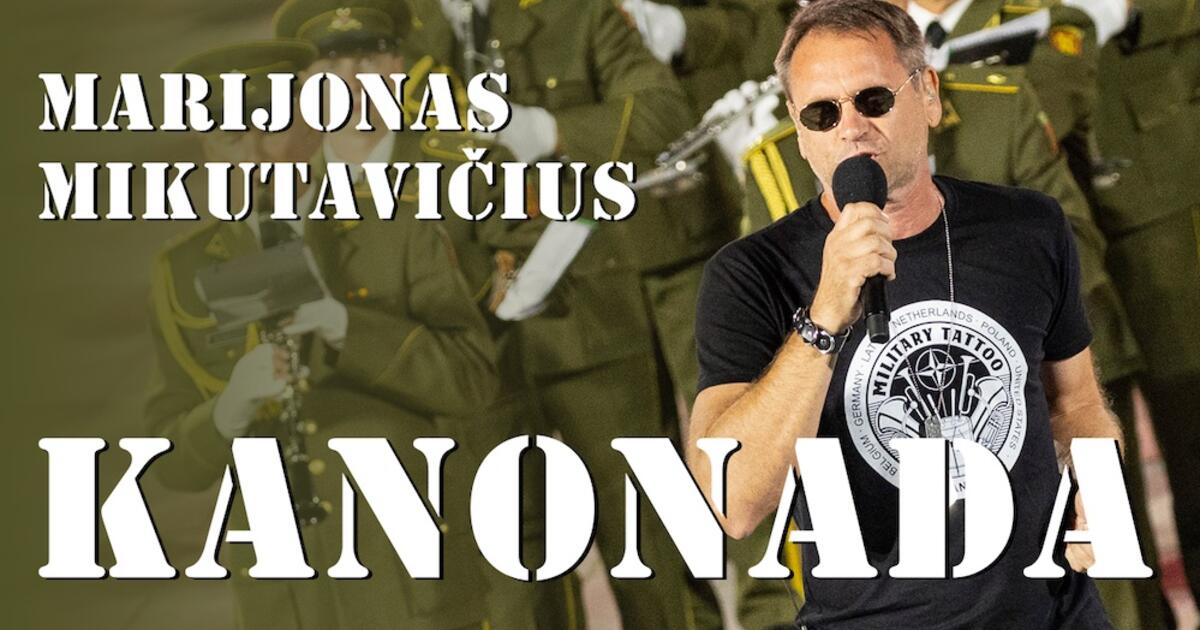 Marijonas Mikutavičius naują dainą „Kanonada“ dovanoja Lietuvos ...