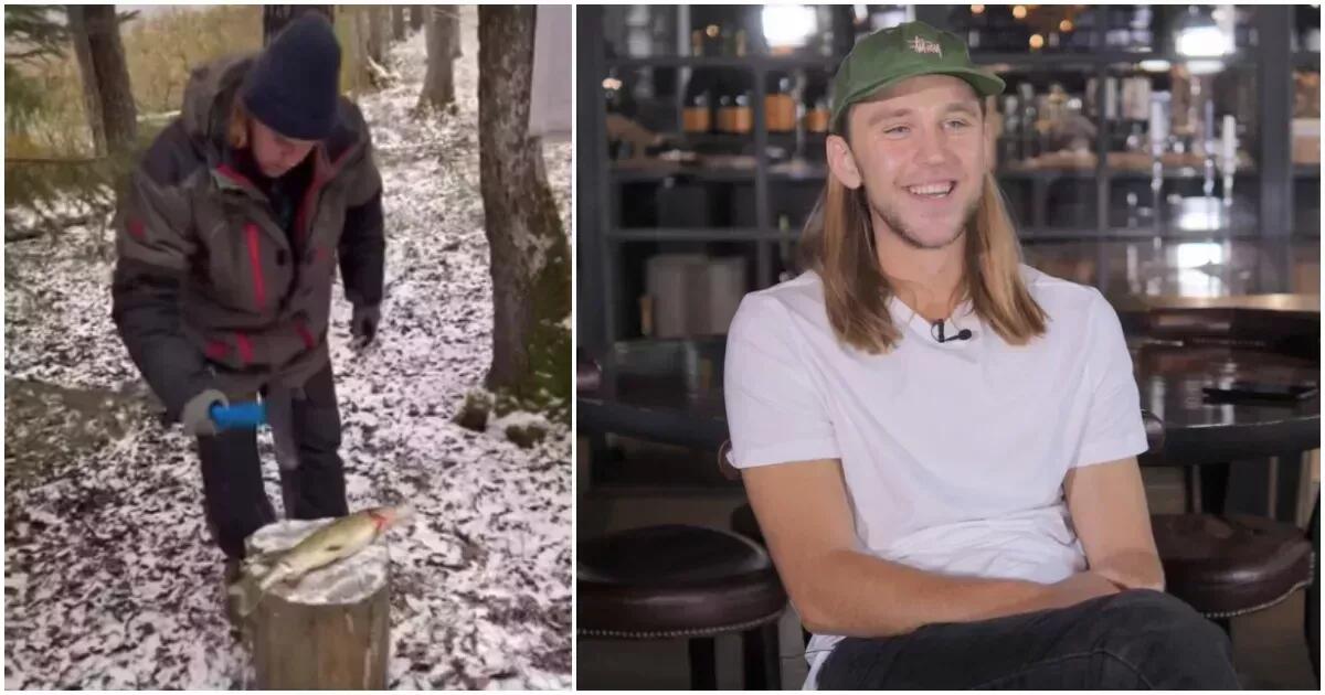 Instagramo vaizdo įraše Marius Lucka kirviu kapoja lydeką: sulaukė ...