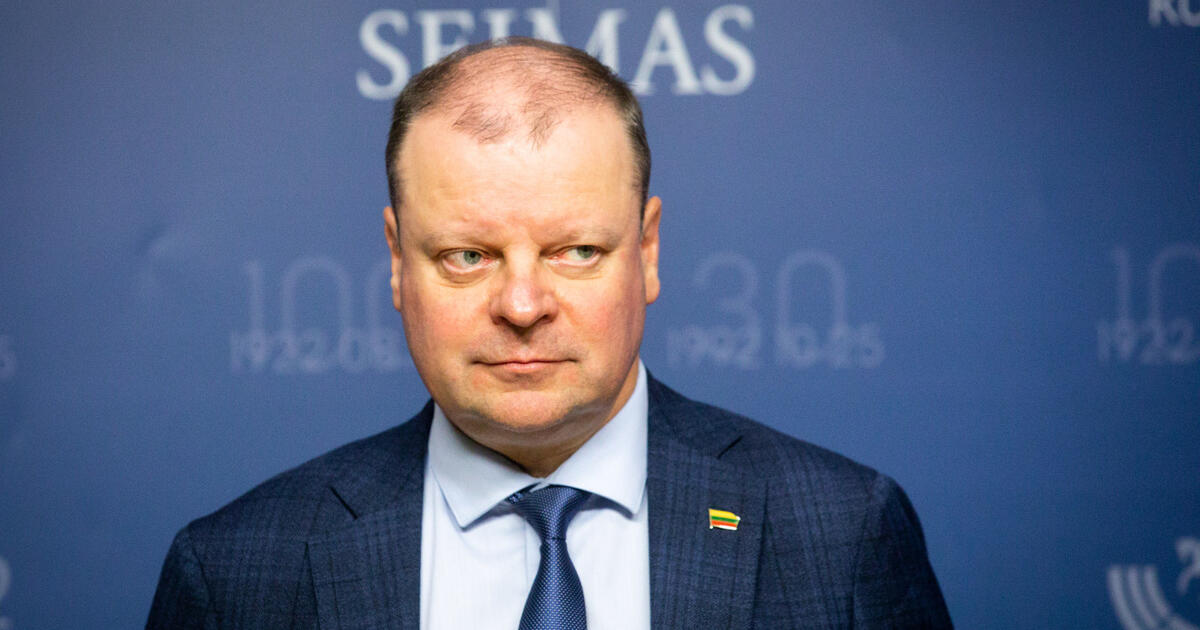 Saulius Skvernelis apie balsavimą dėl kanapių: Seimo pirmininkė ...