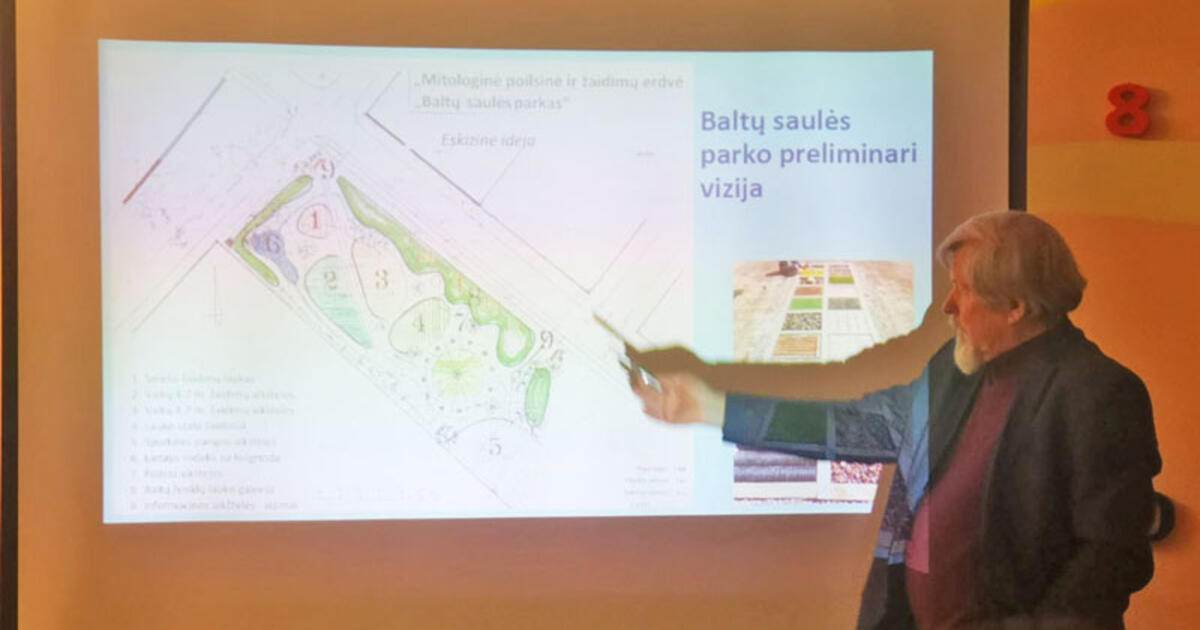Baltų saulės parke suprojektavo net kūlgrindą
