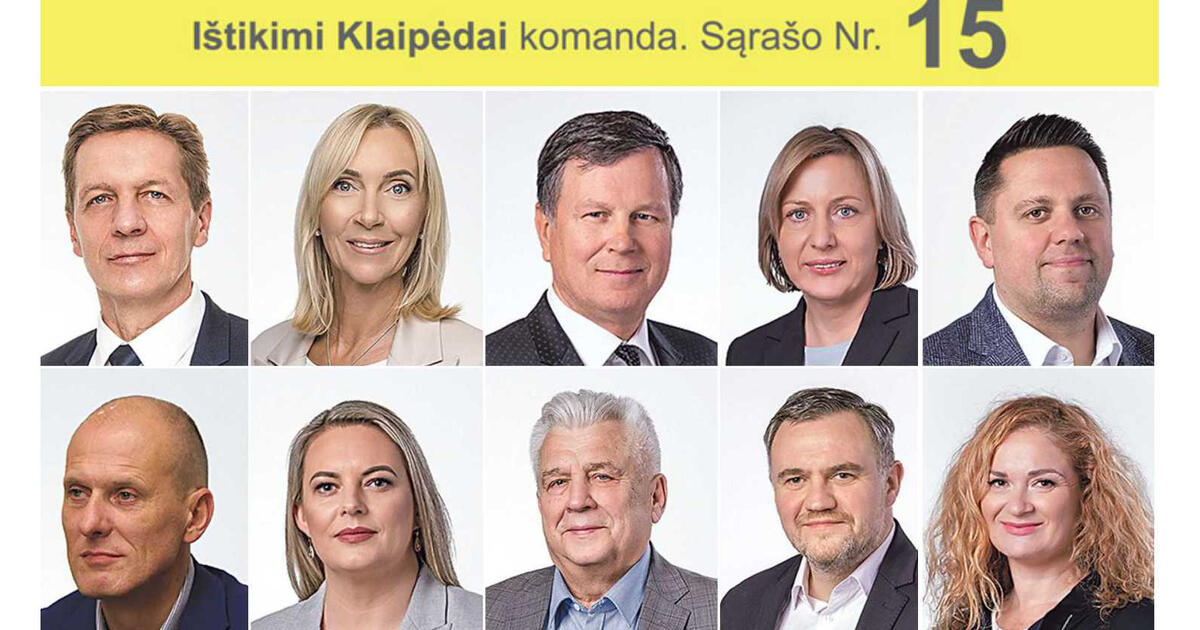 Ištikimi Klaipėdai komanda | Vakarų ekspresas
