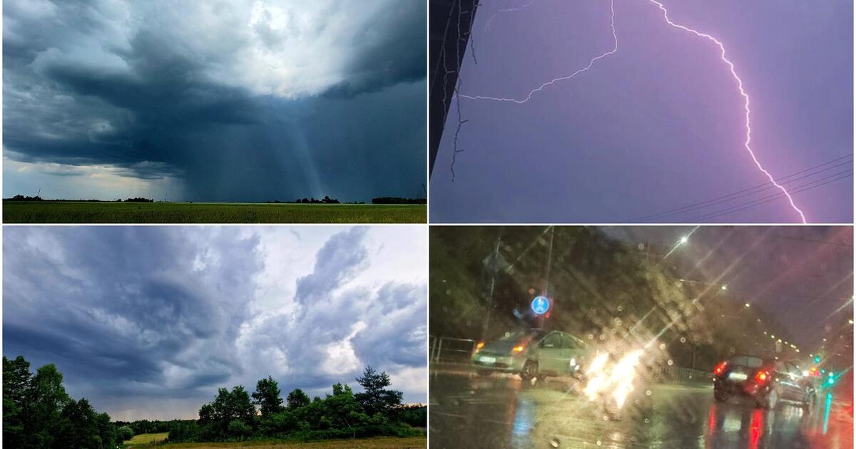 Liūtis nušniokštė didelėje Lietuvos dalyje: pranešta apie žaibo smūgį į ...