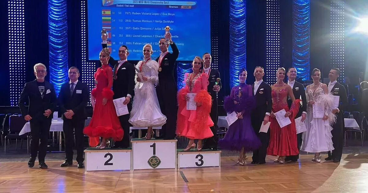 Lietuvos šokėjai: senjorai ir jauniai iš pasaulio čempionatų parsiveža ...