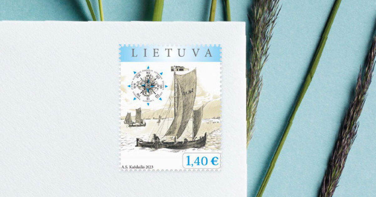 Lietuvos paštas išleidžia pašto ženklą Lietuvos jūrinės istorijos tema
