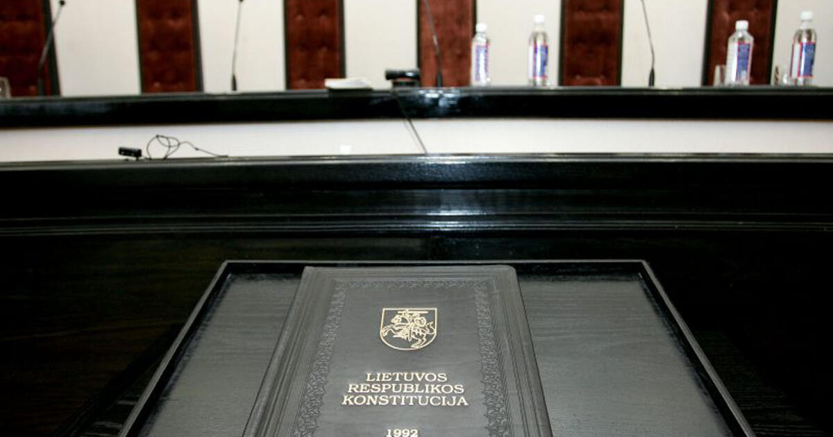 Konstitucinis Teismas pradeda bylą dėl išplėstinio turto konfiskavimo
