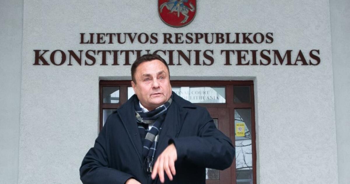 Konstitucinis Teismas: Petras Gražulis šiurkščiai pažeidė Konstituciją ...