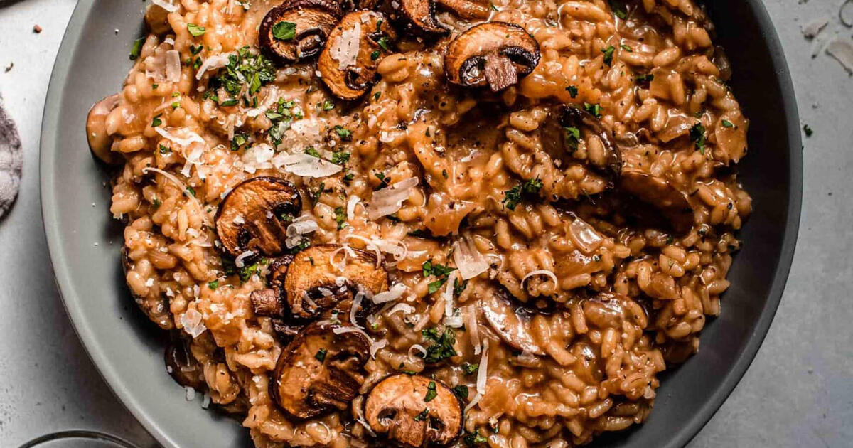 Geriausias grybų risotto receptas (toks kreminis!!!) | Vakarų ekspresas