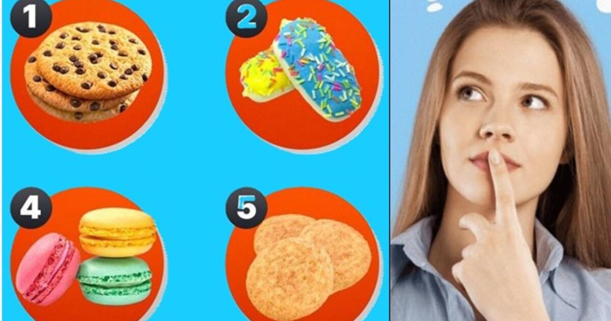 Linksmas, bet stebėtinai tikslus charakterio testas: pasirinkite sausainį