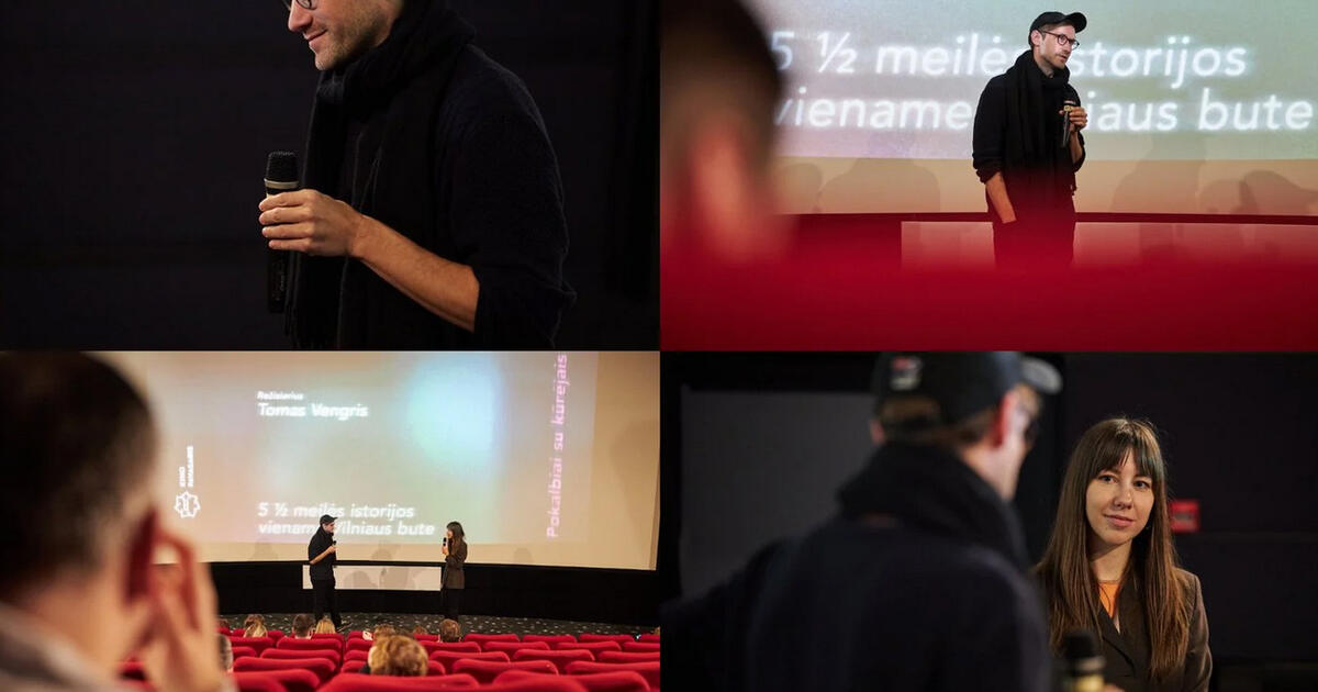 Trumpam į Vilnių pristatyti filmo grįžęs režisierius Tomas Vengris ...