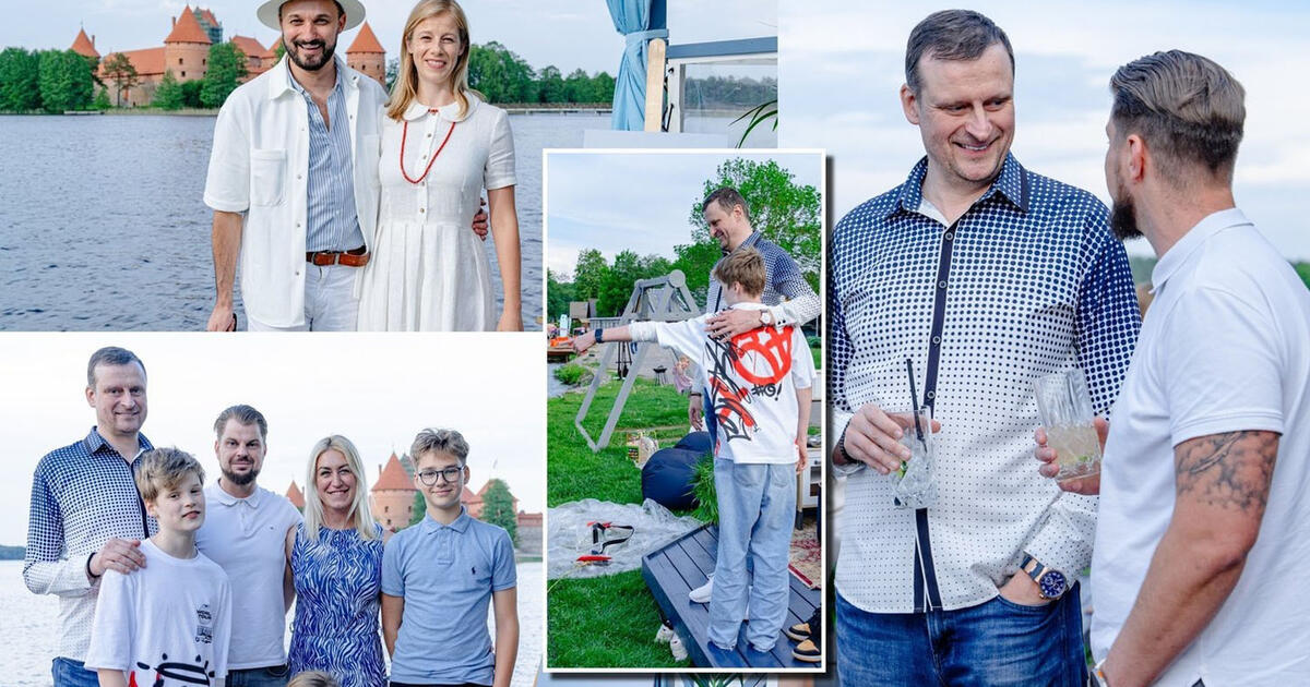 Terasos Trakuose atidaryme – Danielius Bunkus su sūnumi ir kitos žvaigždės