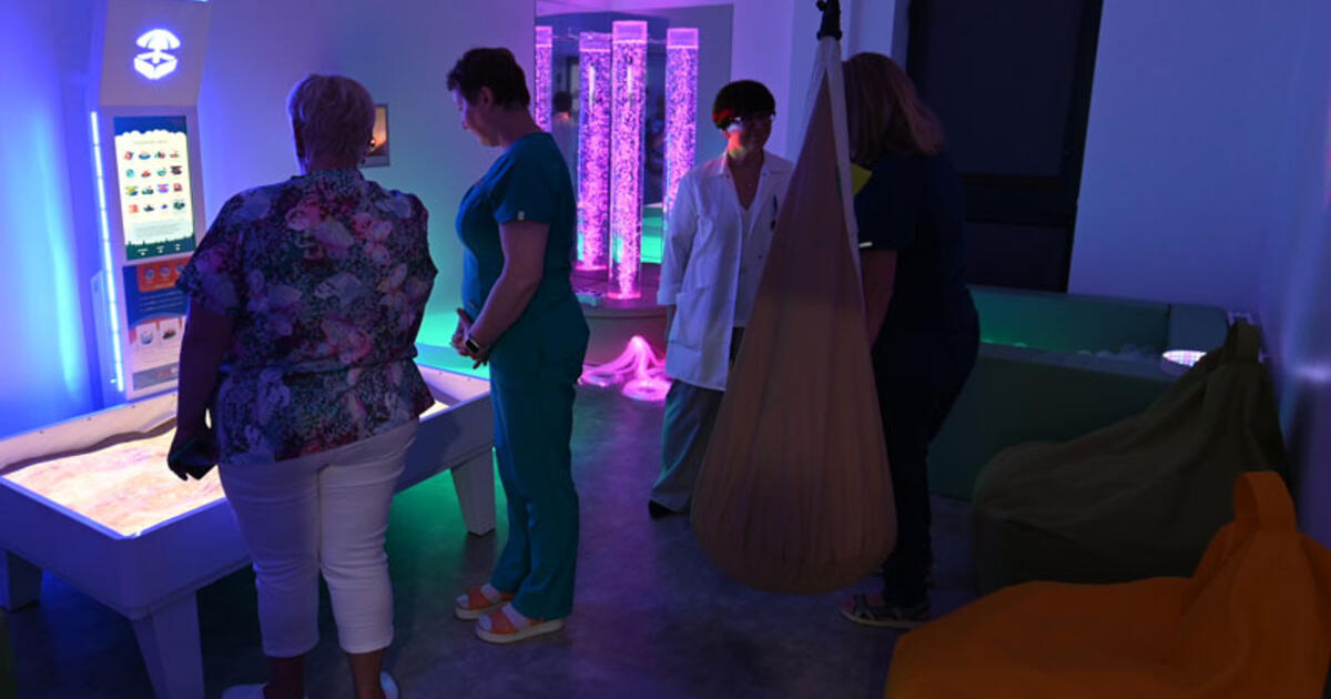 Vaikų ligoninėje atidarytas sensorinis kambarys