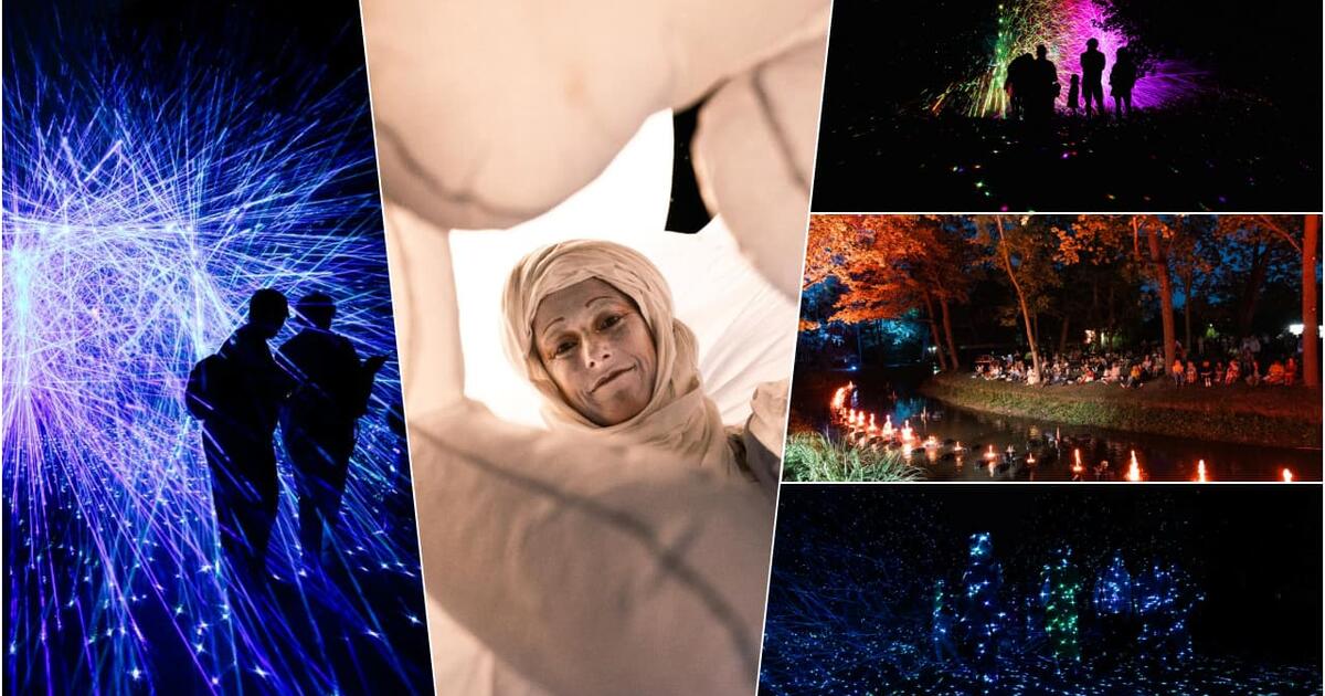 Įspūdingas festivalio „Botaninės naktys 2024 – Bobų vasara“ startas ...