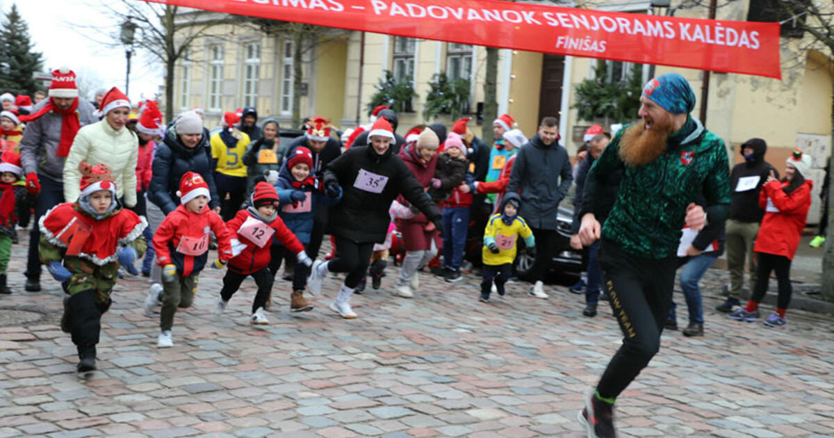 Kalėdinis bėgimas - su rekordų prieskoniais