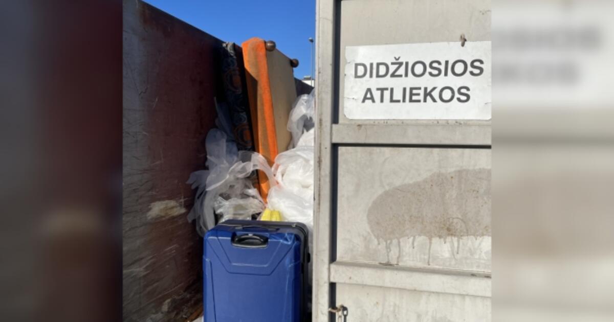Didžiųjų atliekų surinkimas vyks šiaurinėje Klaipėdos dalyje
