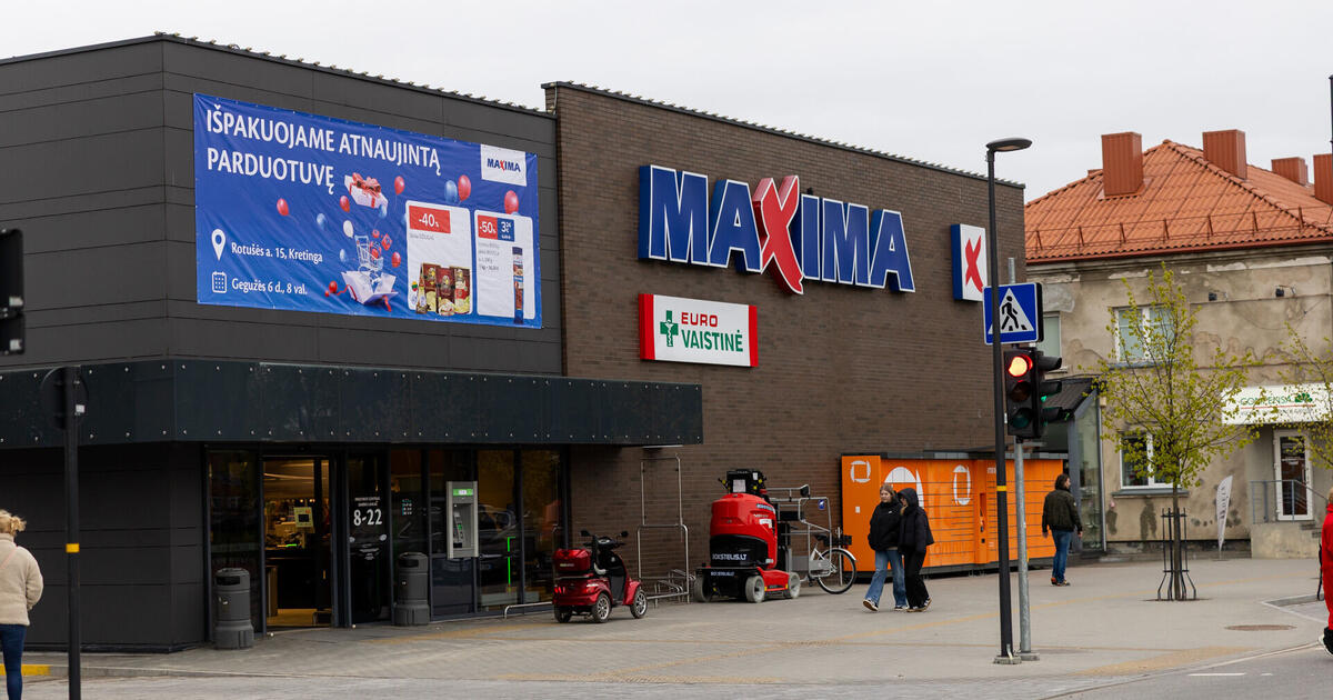 Atsinaujino netrukus 22 veiklos metus minėsianti „Maxima“ Kretingoje ...