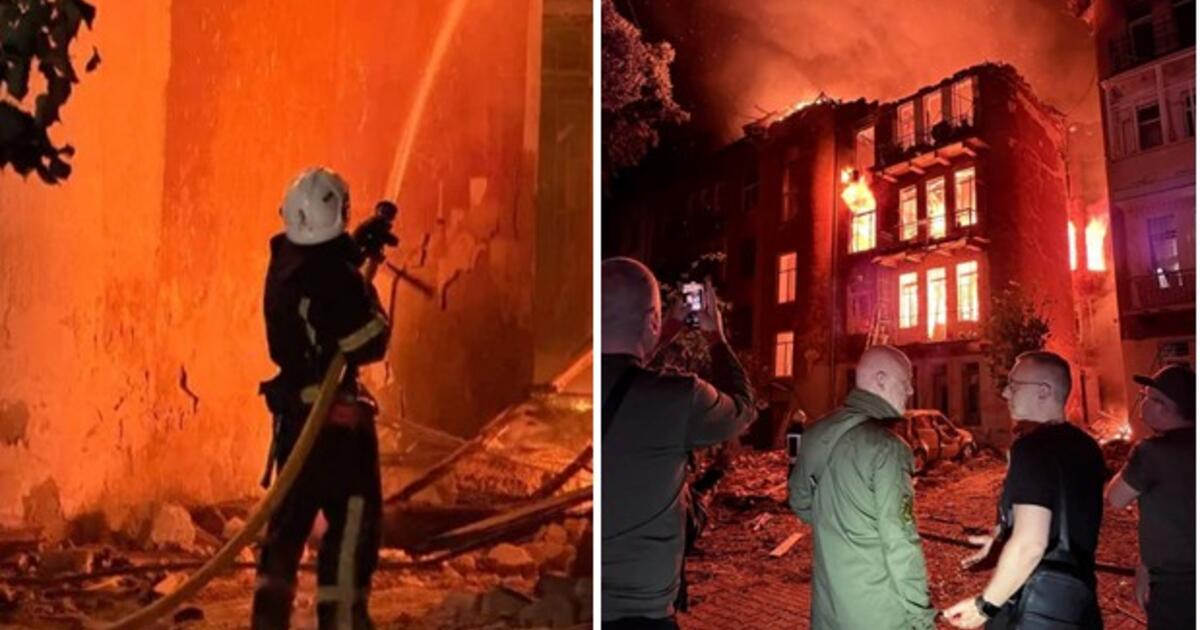 Rusija atakavo Odesos gyventojus: sugriautas keturių aukštų gyvenamasis ...