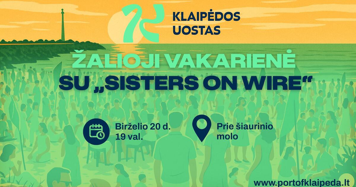 Žalioji vakarienė su „Sisters on Wire“: viskas, ką reikia žinoti šį ...
