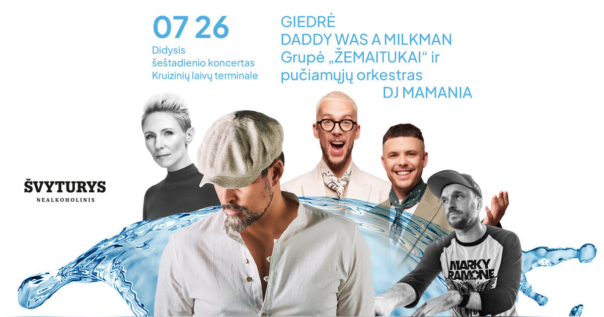 Jūros šventės liepos 26-osios programa